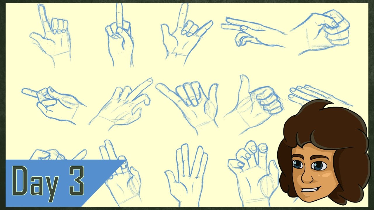 Learning To Draw Again: Day 3 | The-Ark Draws - YouTube