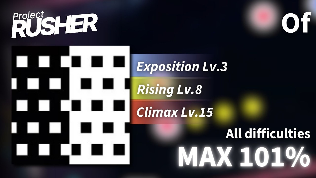 [ROBLOX] Project : RUSHER - Of (All Difficulties Comparison) MAX 101% ...