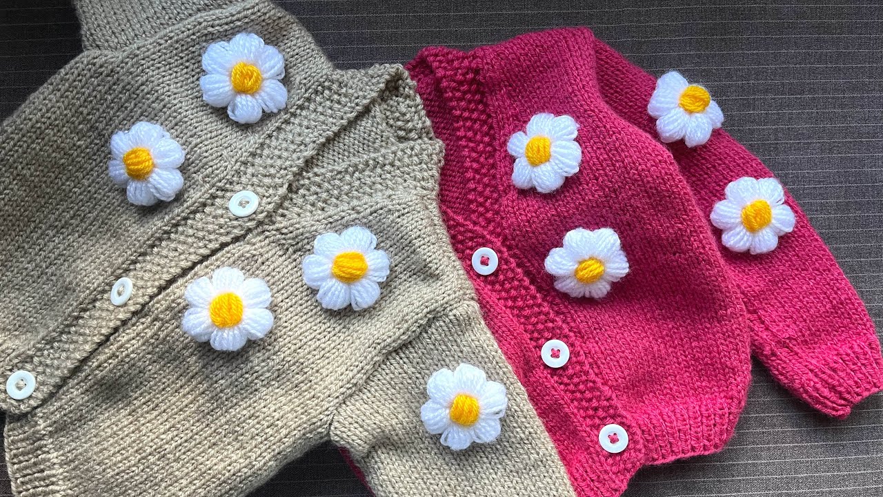 Sweater for 2 to 3 years old baby girl 🧒 ️🧶basic measurements of baby ...