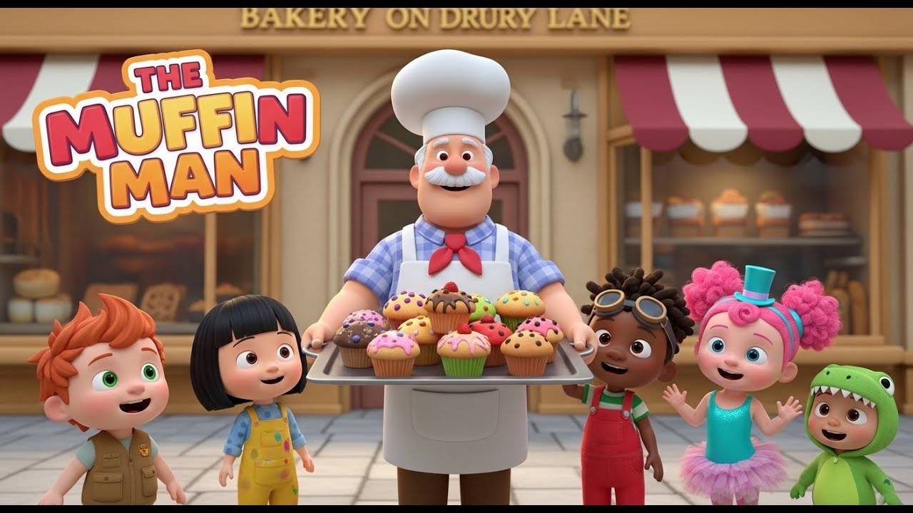 The Muffin Man 🧁 | Classic Nursery Rhymes & Kids Songs - YouTube