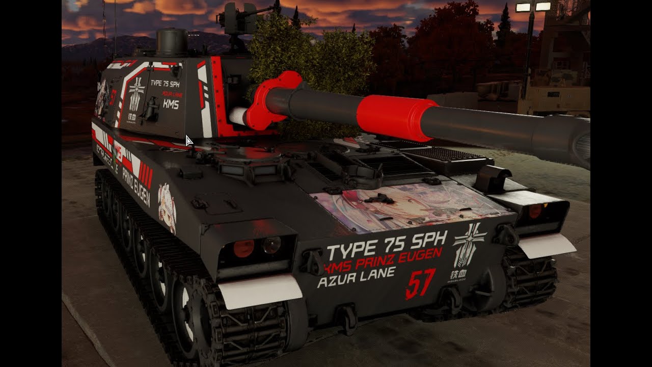 War Thunder(type 75 sph) good tame/// - YouTube