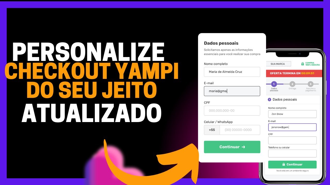 COMO PERSONALIZAR CHECKOUT YAMPI | PASSO A PASSO - YouTube