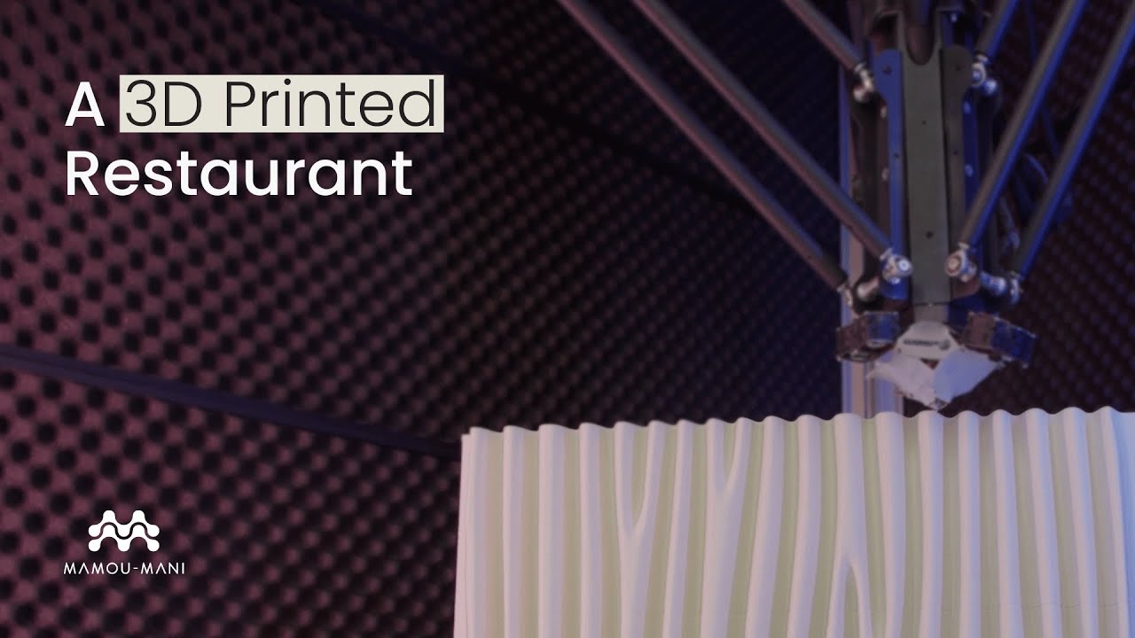 A 3D printed restaurant - A Fab.Pub Project - YouTube