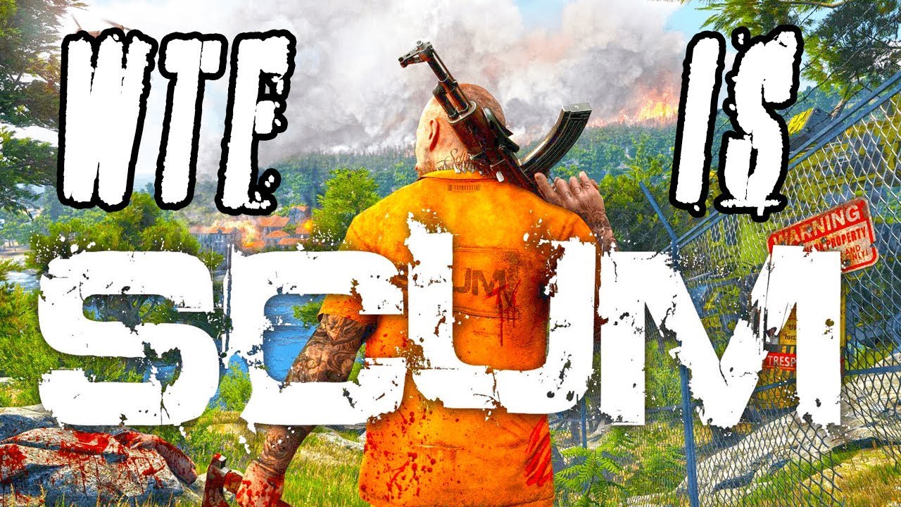 SCUM Gameplay - Zombies, BIg Robots, Drones and Military Bunkers. - YouTube