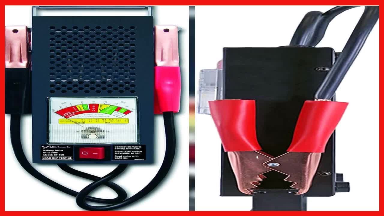 Schumacher BT-100 Battery Load Tester and Voltmeter - 100 Amp - YouTube