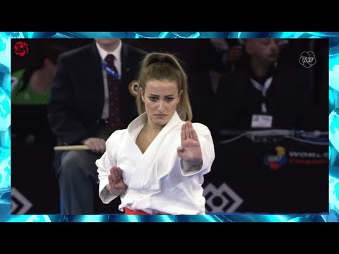 The Best  Egyptian  Female Kata Champion -  SARAH ASSEM #karate