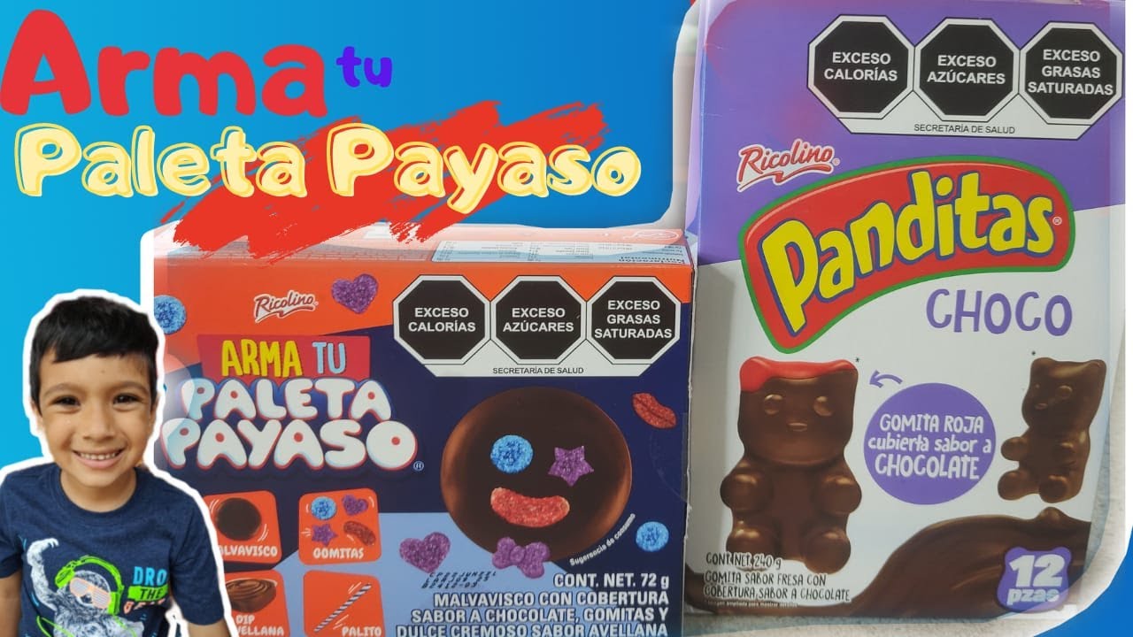 ARMA TU PALETA PAYASO / PROBAMOS PANDITAS CUBIERTAS DE CHOCOLATE - Roby ...
