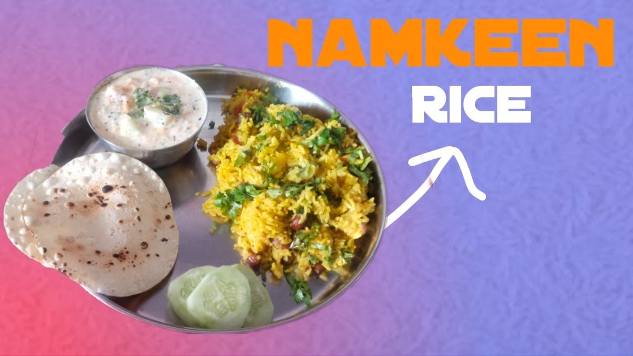 jab halka fulka khane ka man ho to bnaye namkeen rice - YouTube