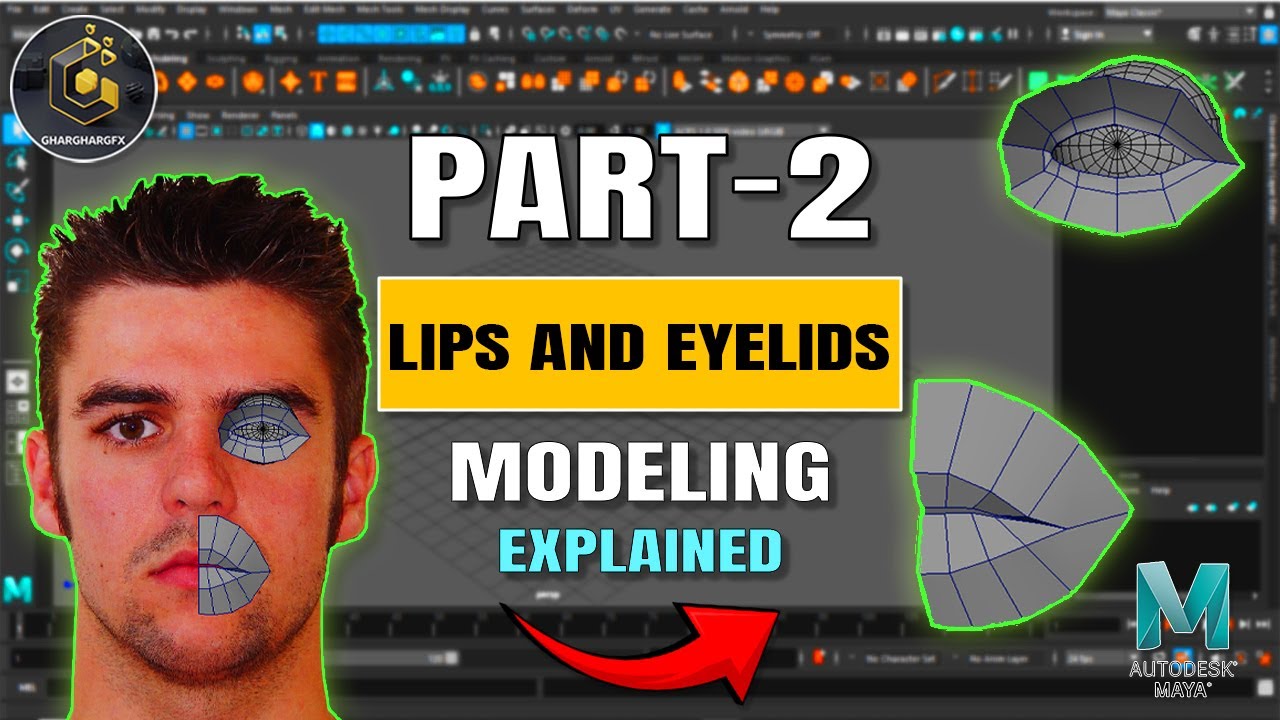 02 - "Struggling with Lips & Eyelids? Watch This Maya Tutorial ...
