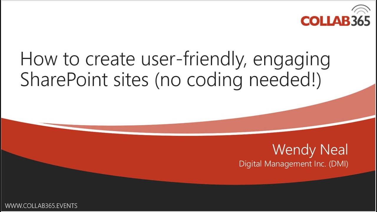 How to create user-friendly, engaging SharePoint sites (no coding ...