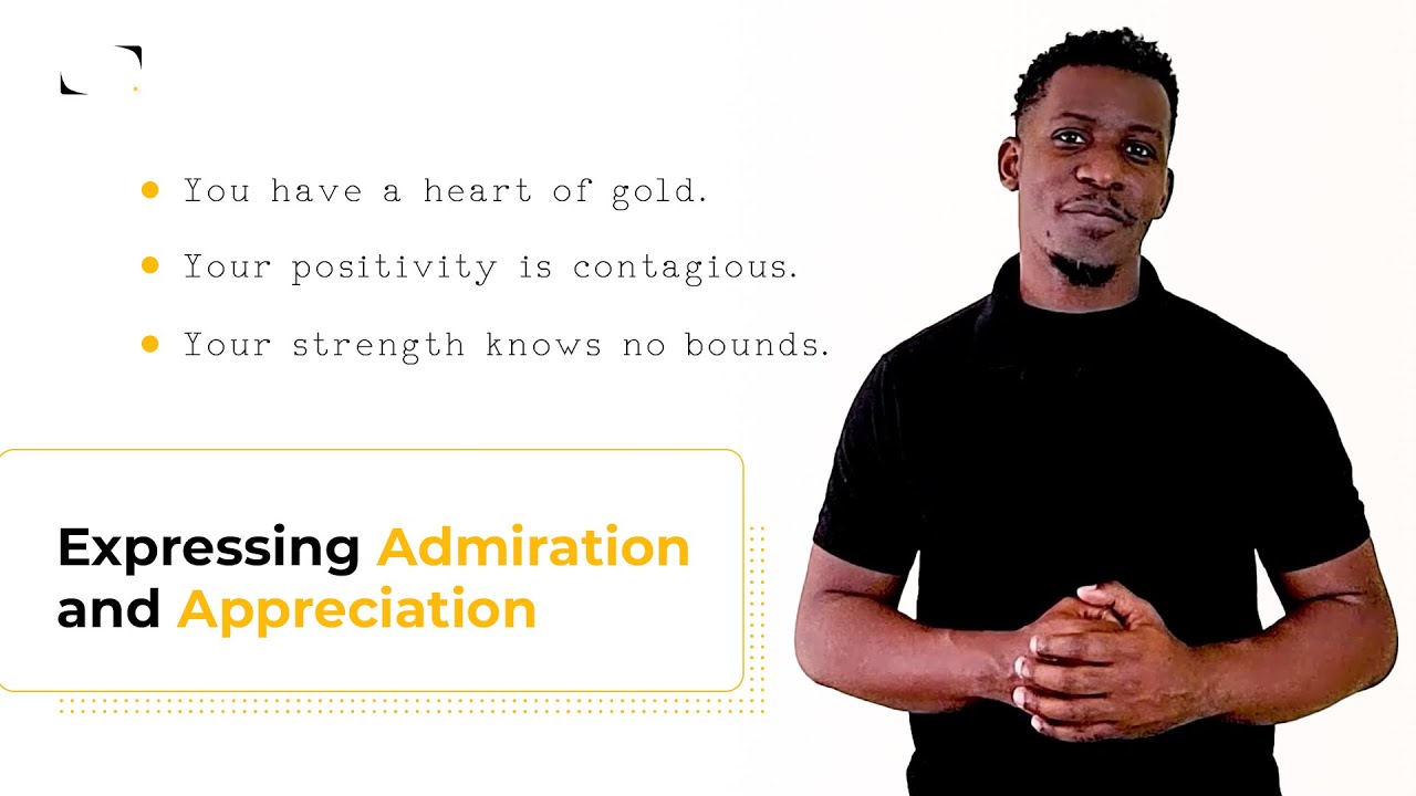 How to Express Admiration and Appreciation in English | Thanking in ...
