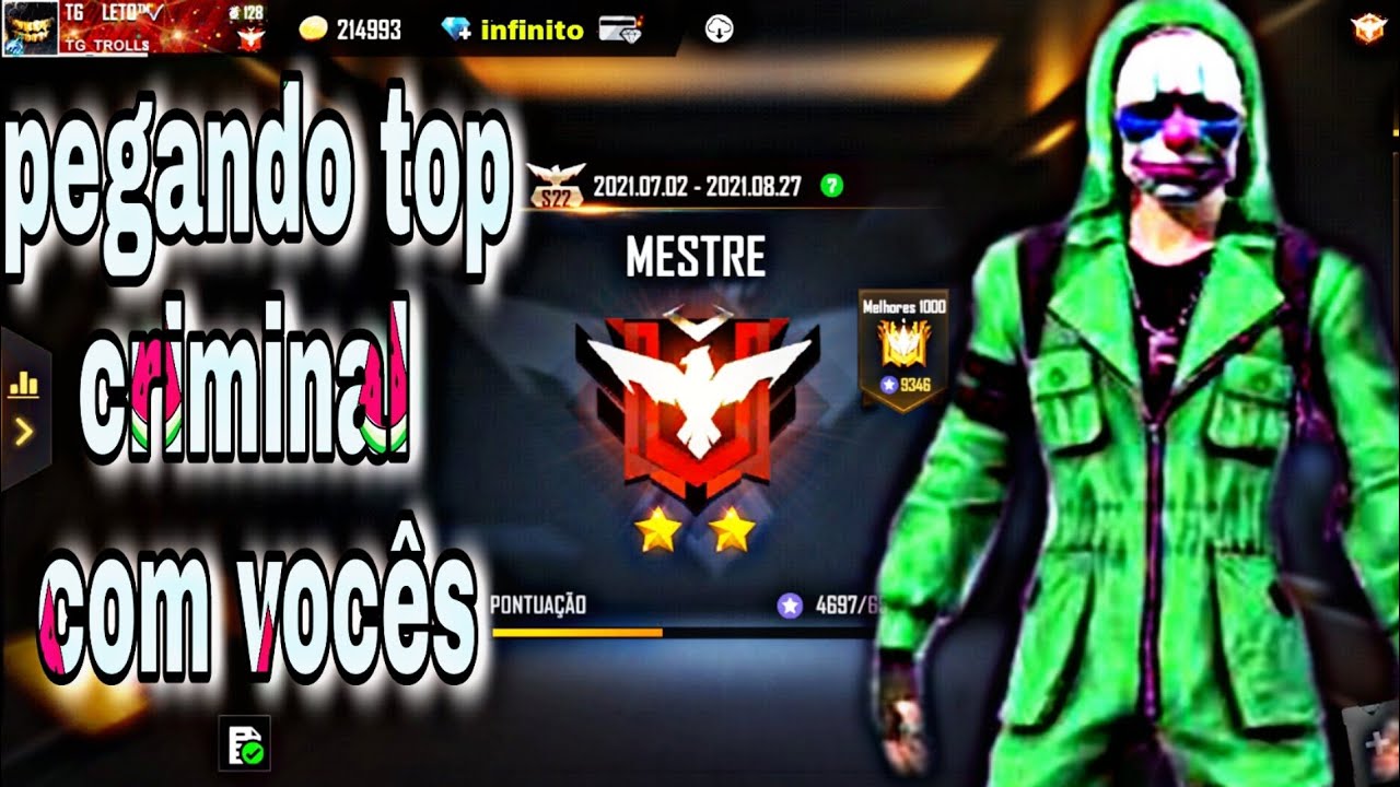 Top Criminal Vô Bugar O Evento Freefire On - YouTube
