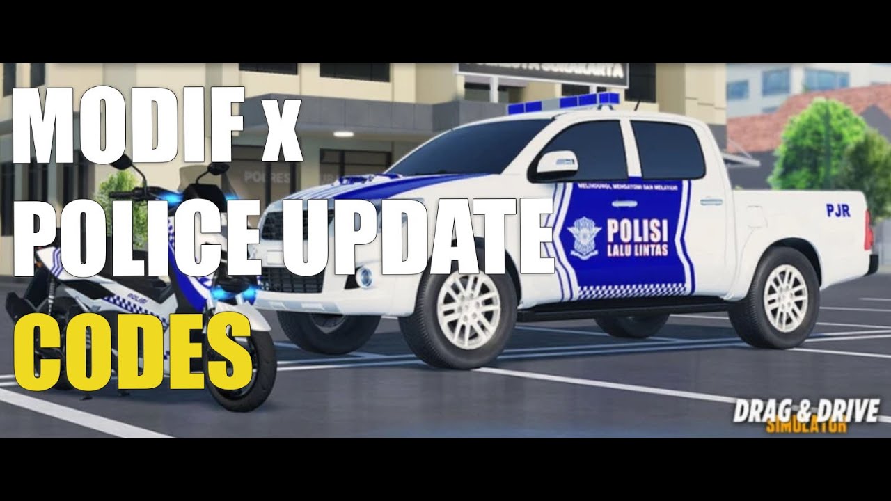 (MODIF X POLICE UPDATE) DRAG DRIVE SIMULATOR CODES 👮[ROBLOX]👮 - YouTube