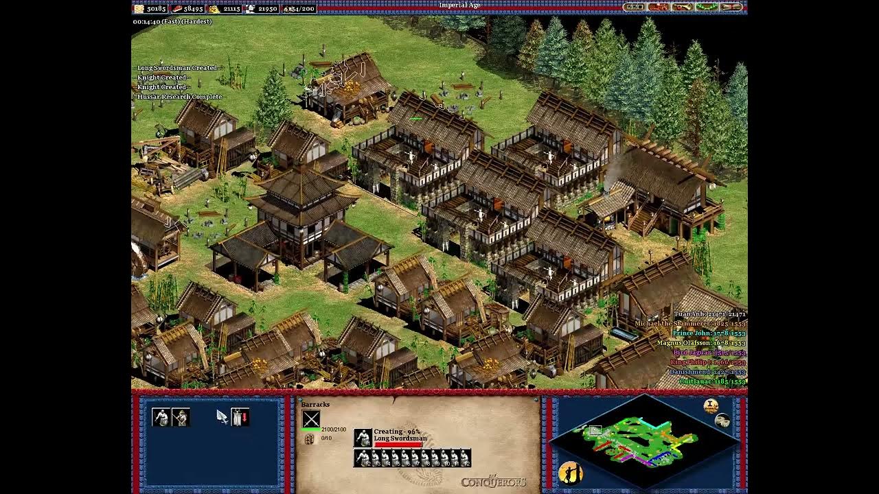 Full Review | AoE II | 1 Koreans vs 7 Random | Hardest | Map: Arena | 09.11.2024 - YouTube