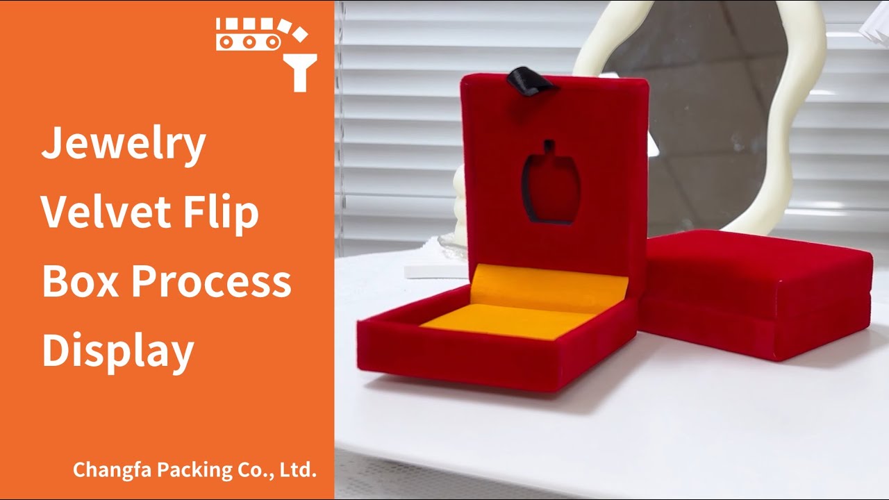 Jewelry Box/Velvet Flip Box #box #package #packaging #jewelry - YouTube