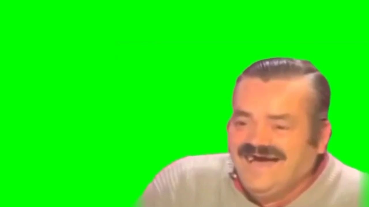 Spanish man laughing meme video green screen - YouTube