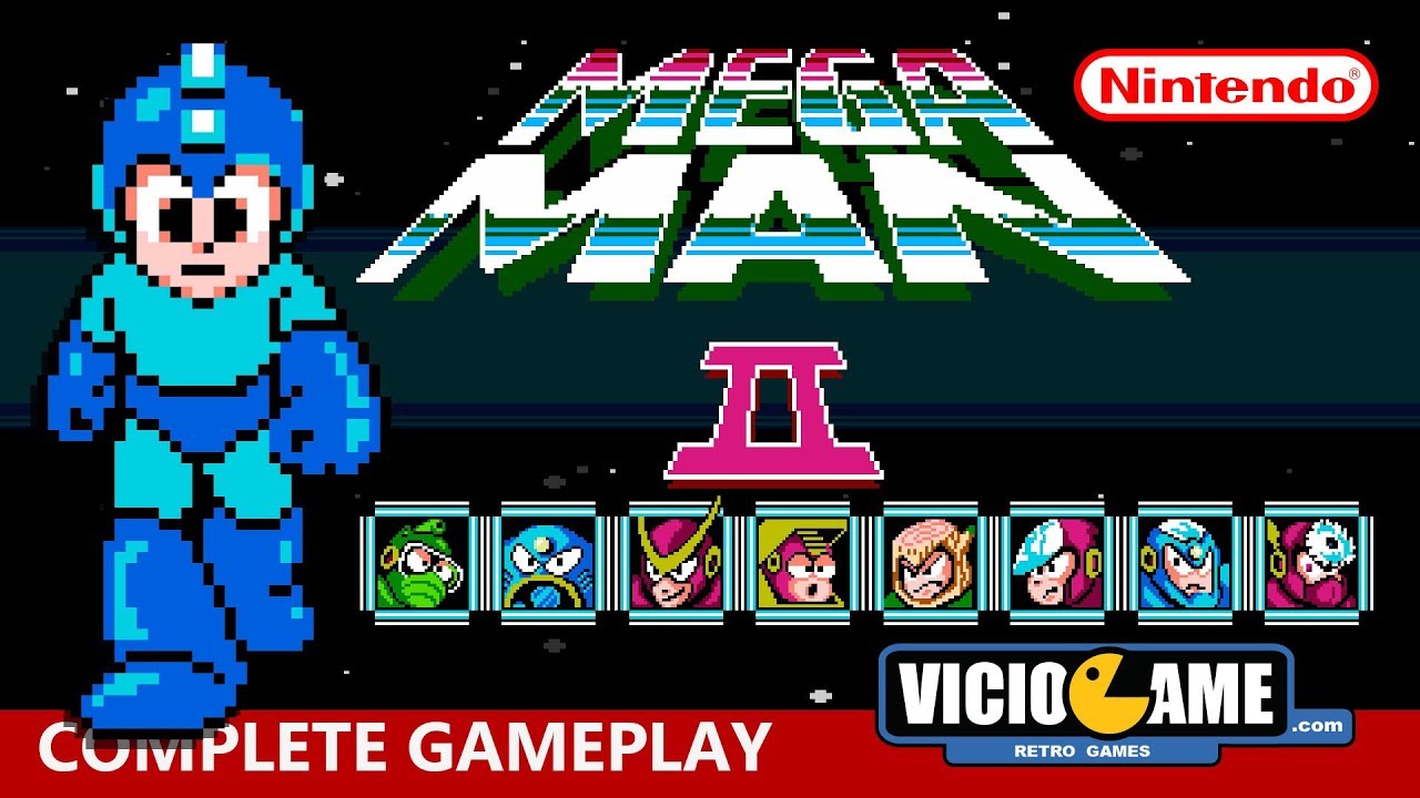 🎮 Mega Man 2 (Nintendo) Complete Gameplay - YouTube