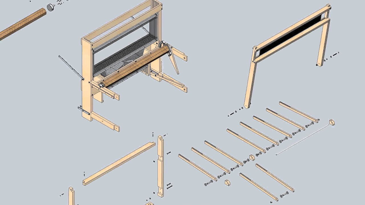 8 Harness Loom - YouTube