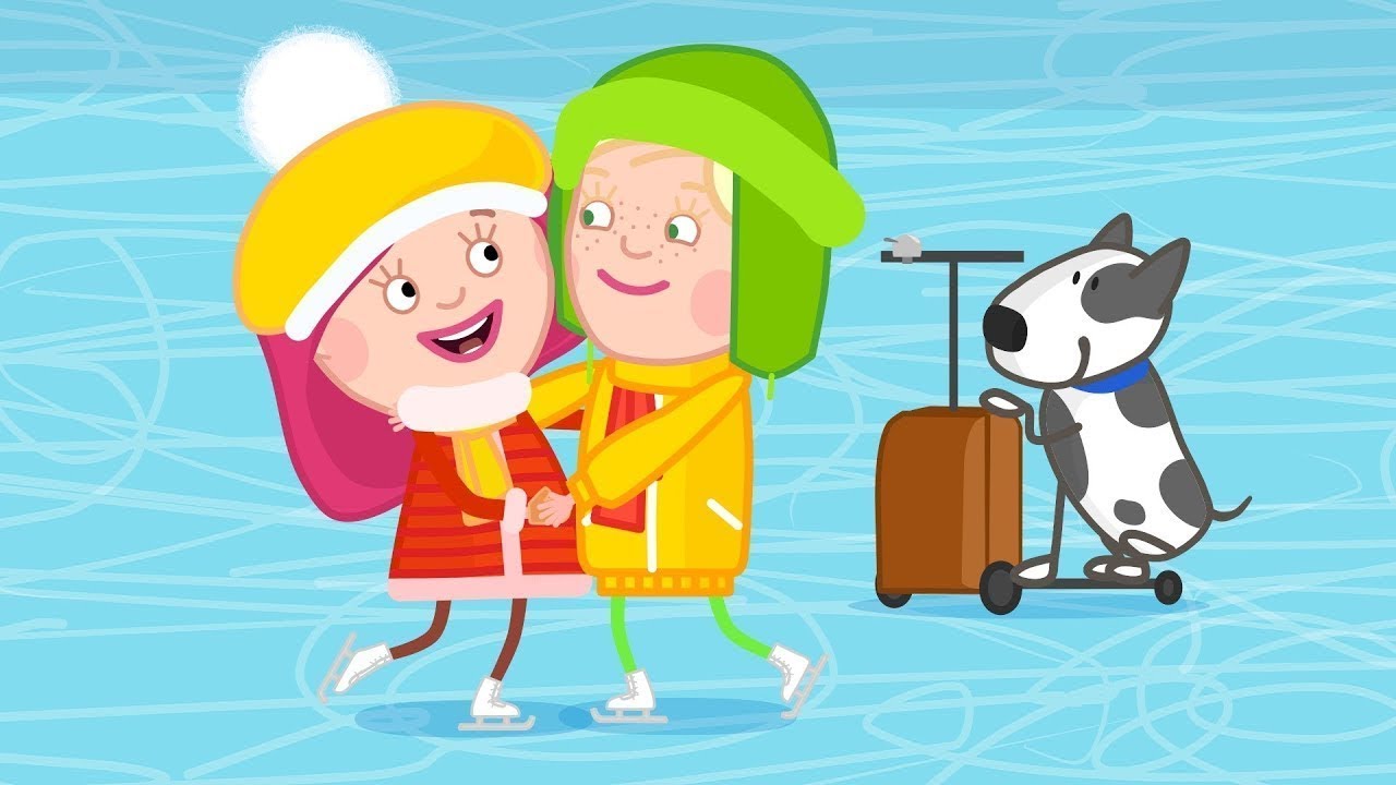Cartoon auf Deutsch - Smarta und Amalia wollen Schlittschuhlaufen - Der ...