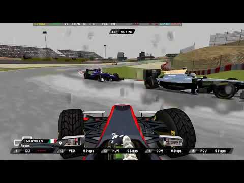 GP4 Offline Championship GP2 2011:Round 2:Spain Race highlights