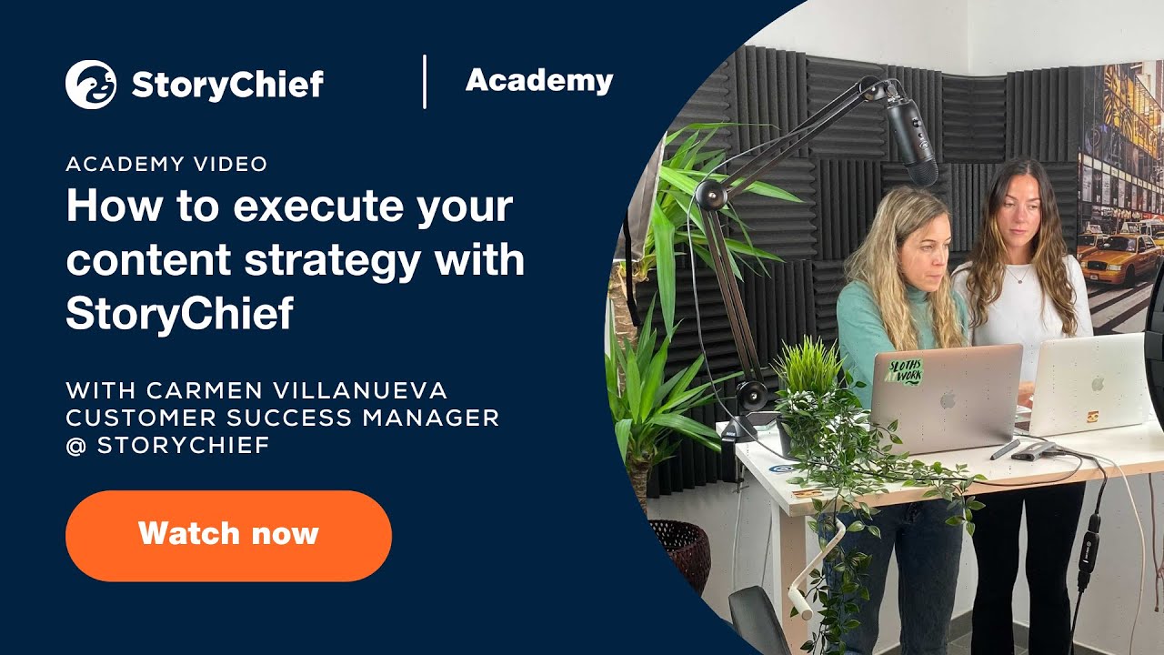 How to execute your content strategy with StoryChief - YouTube