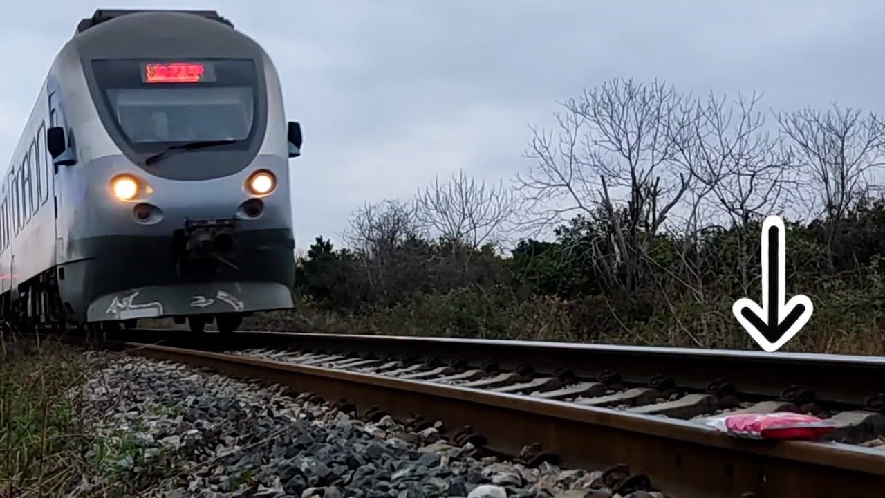 🚂 train crushing 😎 train crushing objects 🚂 - YouTube