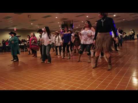 Line dances- Tejano Comes Appreciation Party - YouTube