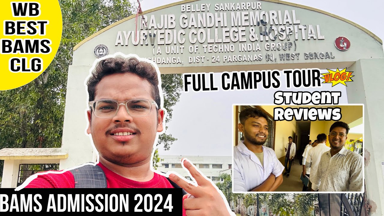Rajib Gandhi Ayurvedic Clg Campus Tour || Kolkata (WB) BAMS College ...