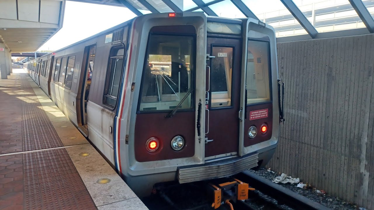 WMATA Orange Line: 1987 Breda 3000-Series #3244 Ride - YouTube