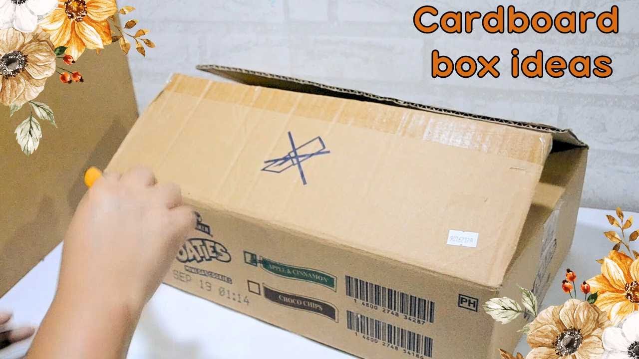 look what i did with cardboard boxes. easy to make with something from ...