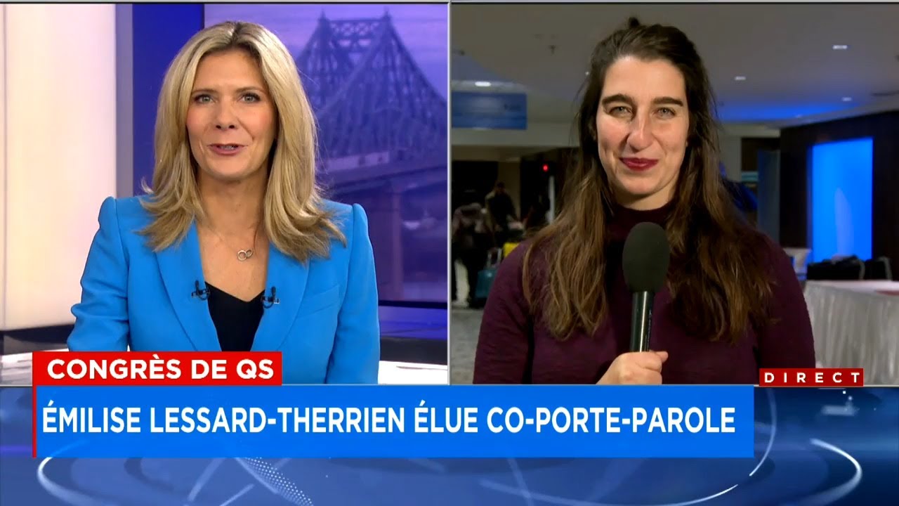Émilise Lessard-Therrien élue co-porte-parole de Québec solidaire ...