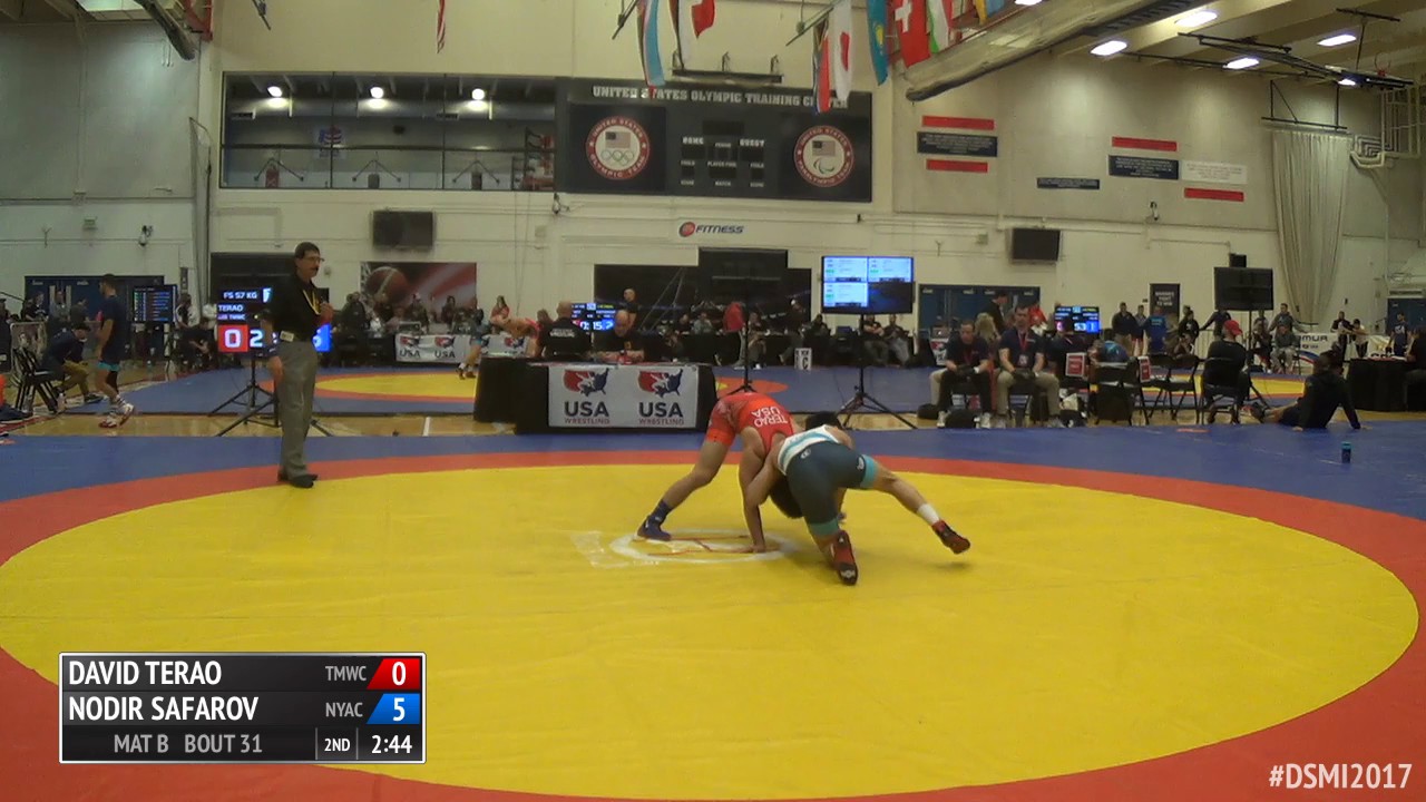 57 1/8 Final - David Terao (TMWC) vs. Nodir Safarov (NYAC) - YouTube