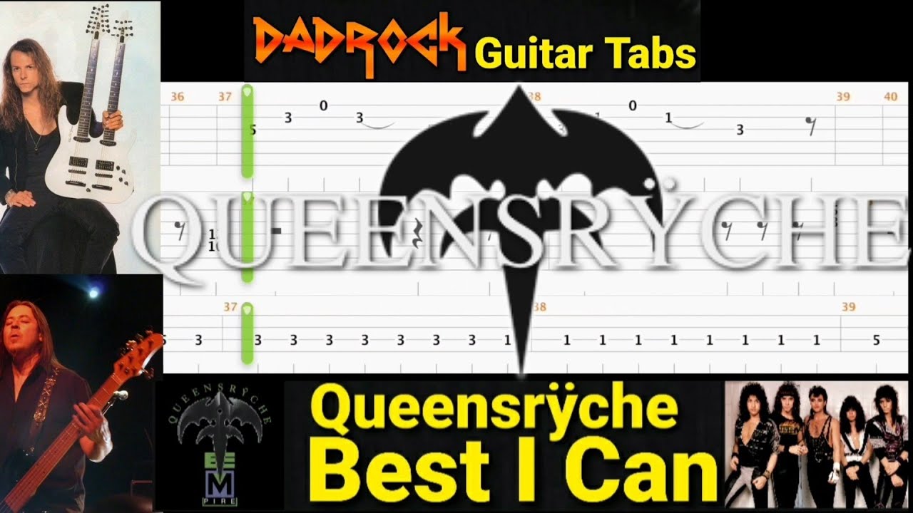 Best I Can - Queensryche - Guitar + Bass TABS Lesson (Special ...