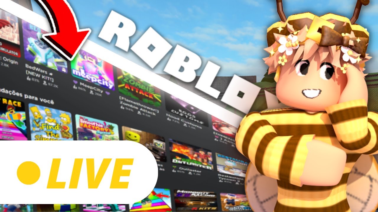 LIVE 🔴 - LIVE DE ROBLOX!! ⭐ - YouTube