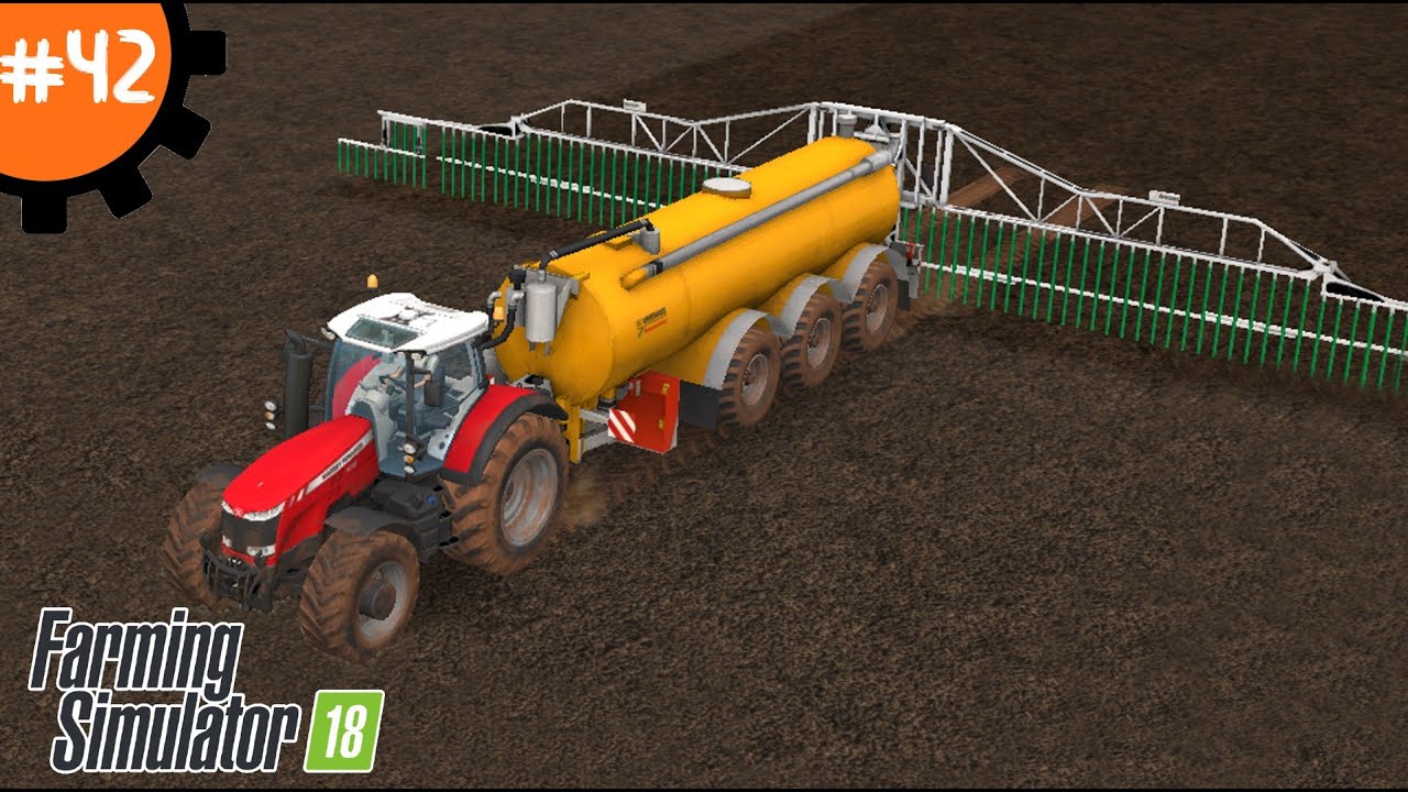 Самый большой разбрасыватель удобрений в Farming Simulator 18 | Fs 18 ...