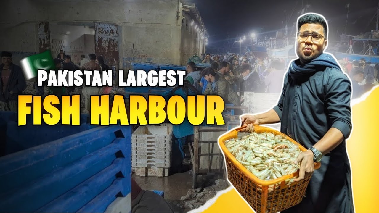 PAKISTAN'S LARGEST FISH HARBOUR - YouTube