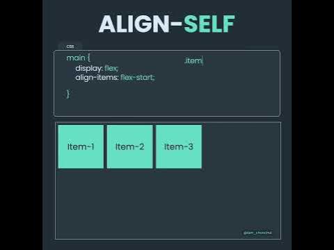 Learn Flexbox Align-self in 13 seconds. - YouTube