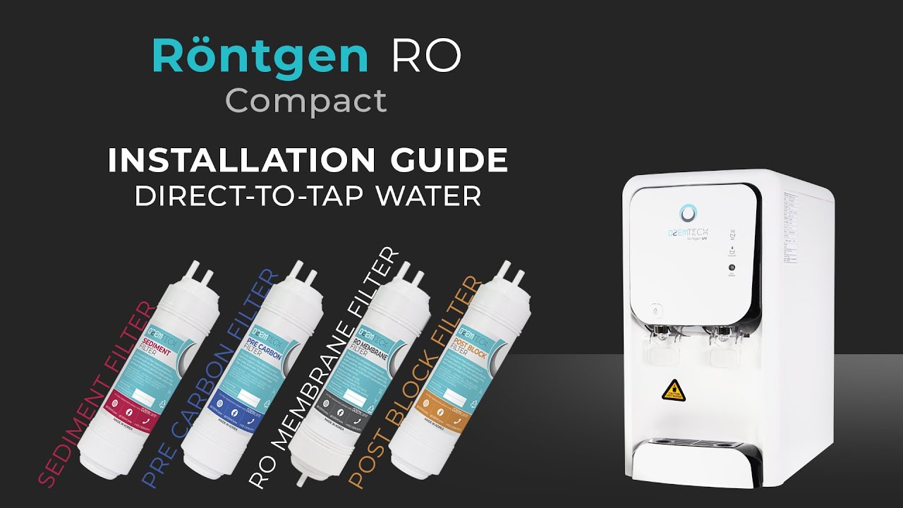 Rontgen RO Compact Installation Guide (Direct-To-Tap Water) - YouTube