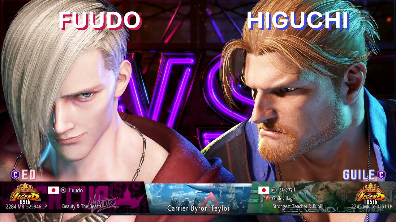 SF 6 ⚔ FUUDO (ED) 🆚 HIGUCHI (Guile) ⚔ Master Level Gameplay - YouTube