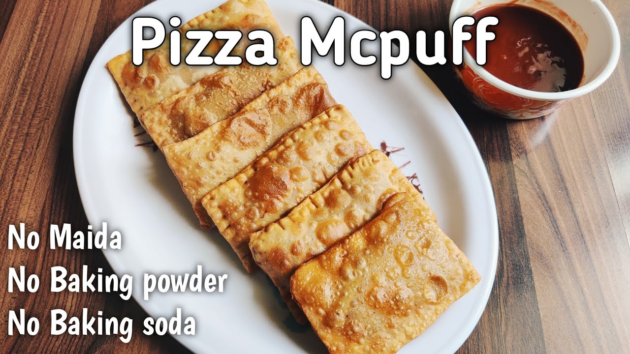 Pizza Mcpuff Recipe | Mcdonalds Style Pizza McPuff Easiest Recipe | Veg ...