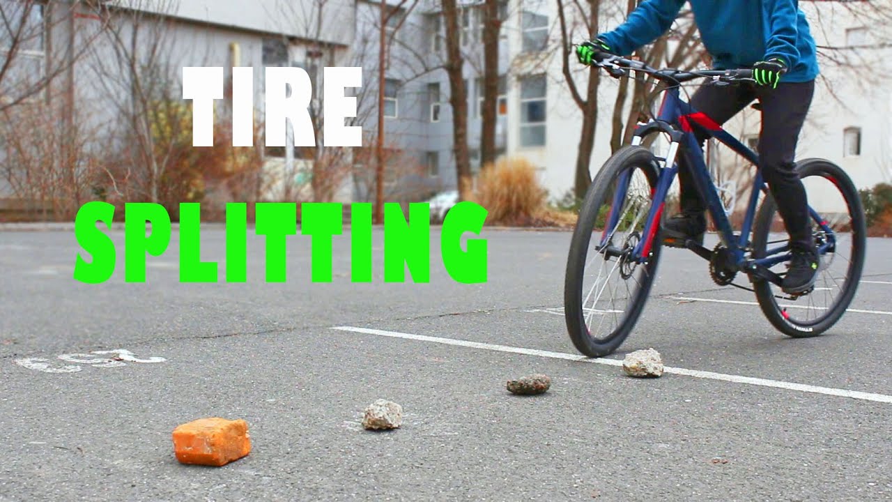 Useful Skill to Learn on MTB - Tire Splitting - Learn with me - YouTube