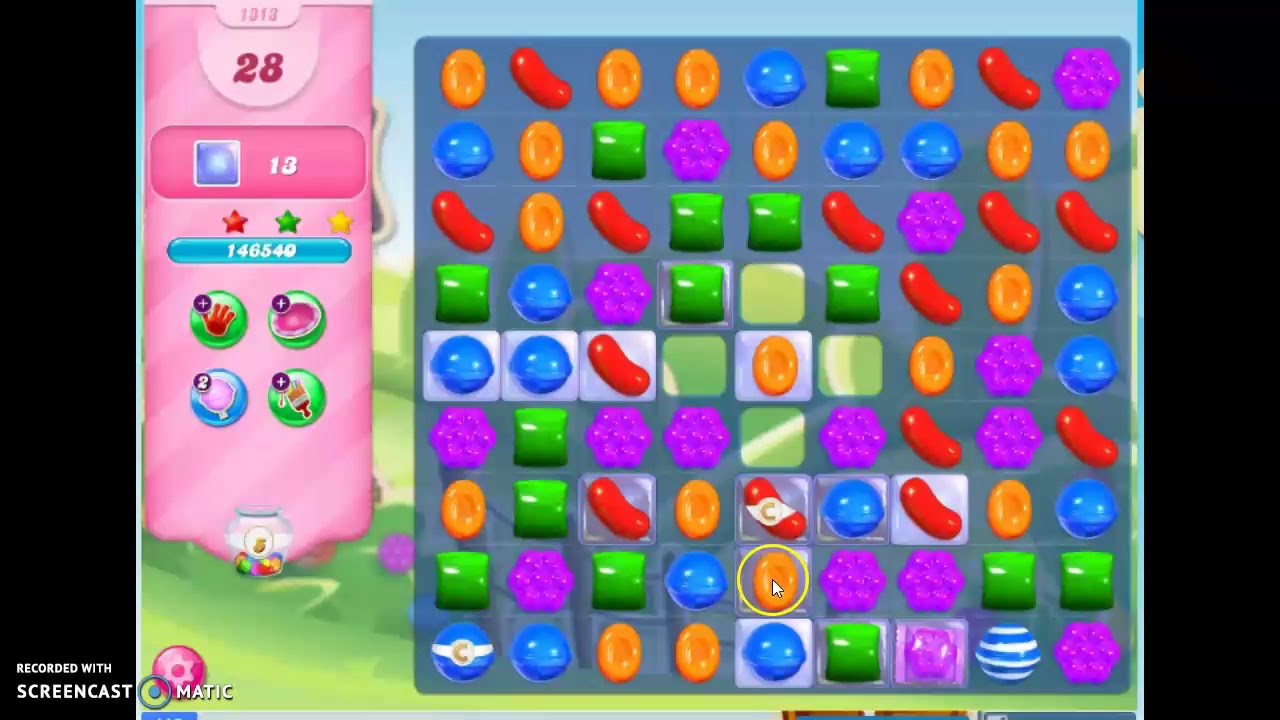 Candy Crush Level 1313 - Beginning boosters - YouTube