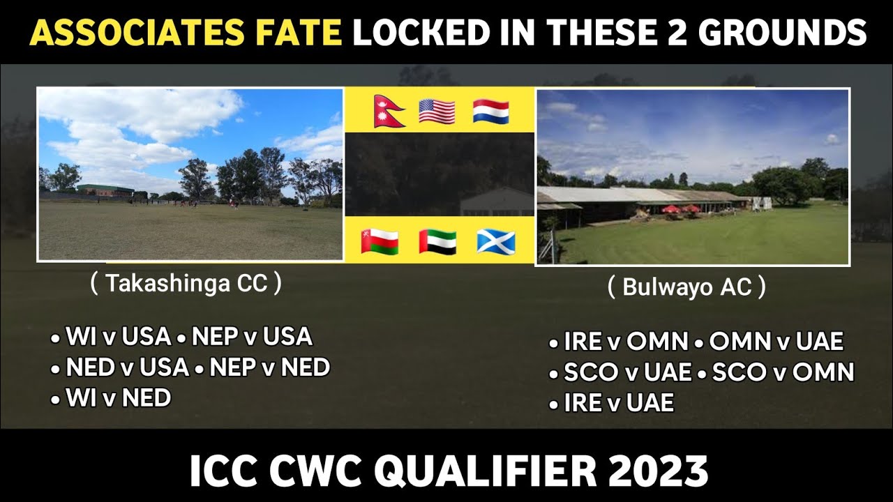 How Grounds/Pitch Will Behave | Associate Teams Will Play In These ...