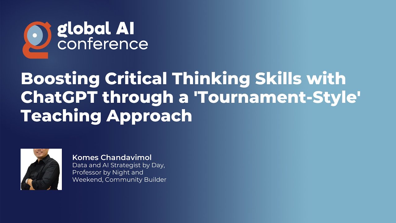 Boosting Critical Thinking Skills with ChatGPT through a 'Tournament ...