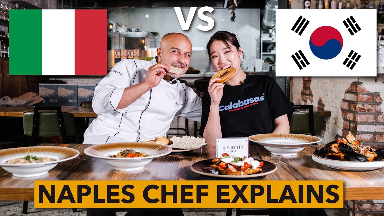 Italia Vs Korea - cuisine similarities explained by Italian Chef ...