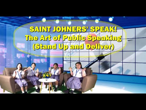 The Art of Public Speaking (Stand Up and Deliver) - Primary Department ...