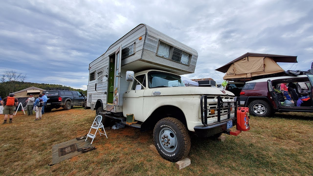 Overland Upgraded 1964 Ford F-350 Open Road 4x4 Vintage Motorhome - YouTube
