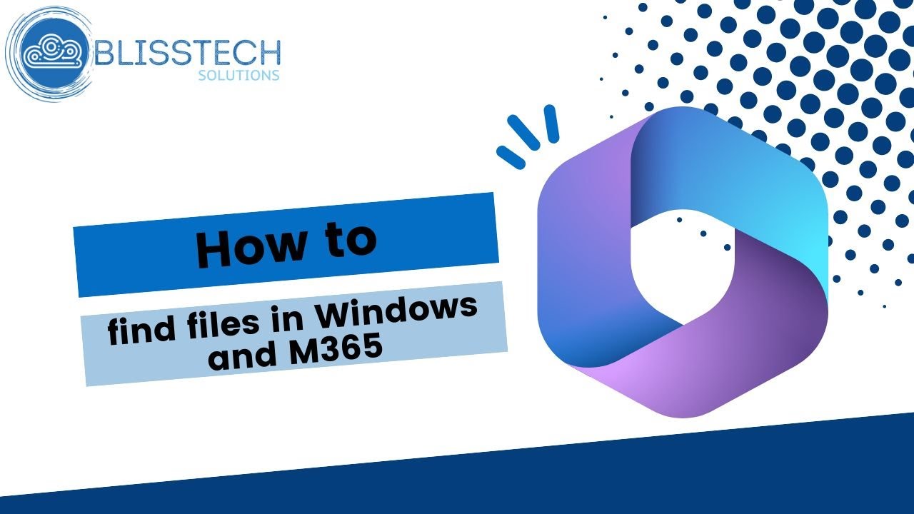 How to search for files in Microsoft 365 and Windows - YouTube