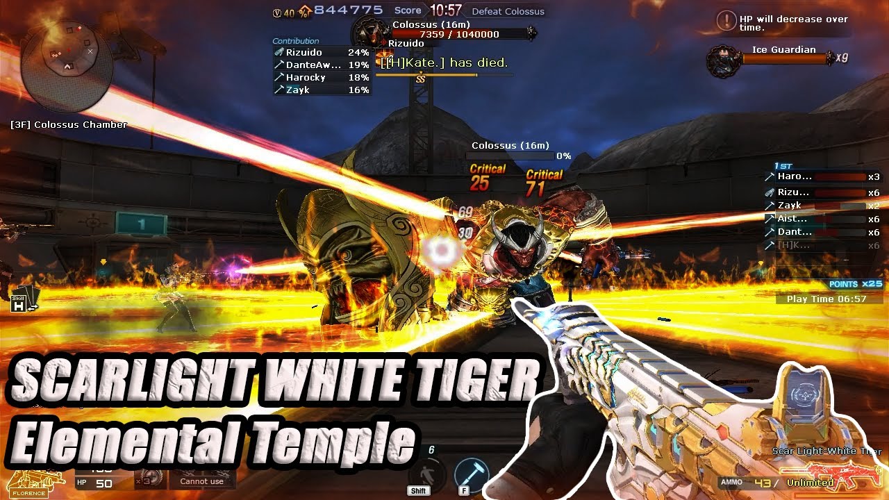 SCARLIGHT WHITE TIGER GAMEPLAY - CrossFire - YouTube