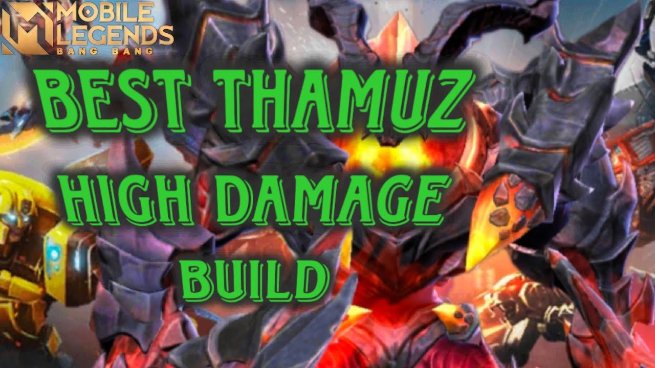 BEST THAMUZ high damage build || #mlbb #thamuz - YouTube